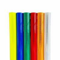China Outdoor High Visibility Safety Waterproof Diamond Grade Reflective Sheeting for sale