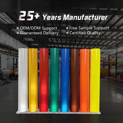 China ASTM D4956 Type IV HIP Reflective Sheeting with 10 Years Outdoor Durability and Wide-Angle Retroreflective Performance for Traffic Signs for sale