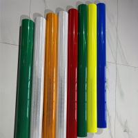 China 10-Year Service Life Diamond Grade Reflective Sheeting with Pressure-Sensitive Adhesive and Full-Cube Prismatic Construction for sale