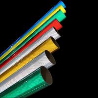China Diamond Grade Reflective Sheeting with Full-Cube Prismatic Construction and ASTM D4956 Type XI Compliance for sale