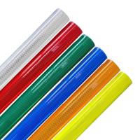 China 10-Year Service Life Diamond Grade Reflective Sheeting with Pressure-Sensitive Adhesive and Full-Cube Prismatic Construction for sale