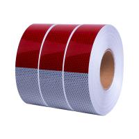 China DOT-C2 Reflective Adhesive Tape with Glass Bead Technology for Vehicle Safety for sale