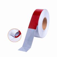 China DOT-C2 Reflective Adhesive Tape with Glass Bead Technology for Vehicle Safety for sale