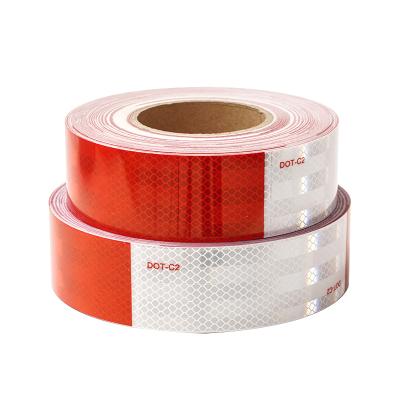 China DOT-C2 Reflective Tape with Micro Prismatic Technology for Enhanced Vehicle Safety for sale