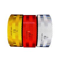 China ECE 104R Reflective Tape with Micro Prismatic Technology for 10-Year Durability and Pressure-Sensitive Adhesive for sale