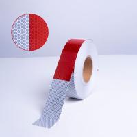 China DOT-C2 Reflective Safety Tape with Glass Bead Technology Durability for Trucks for sale