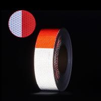 China DOT-C2 Reflective Safety Tape with Glass Bead Technology Durability for Trucks for sale