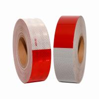China DOT-C2 Approved Micro Prismatic Reflective Safety Tape with 10 Years Service Life for Trucks and Trailers for sale
