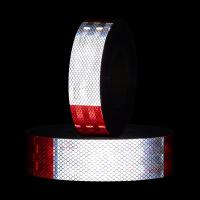 China DOT-C2 Approved Micro Prismatic Reflective Safety Tape with 10 Years Service Life for Trucks and Trailers for sale