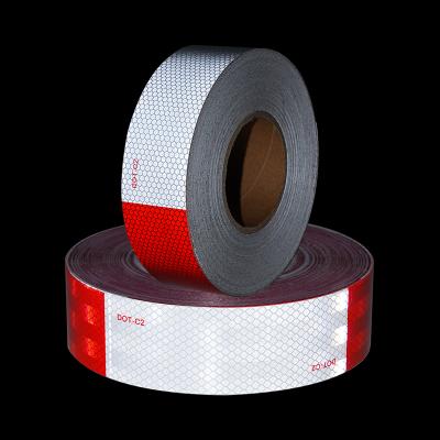 China DOT-C2 Conspicuity Tape Markings with Micro Prismatic Reflective Technology for 10-Year Service Life for sale