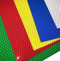 China High Intensity Grade Reflective Sheeting with Glass Bead Technology and 10 Years Outdoor Durability for sale