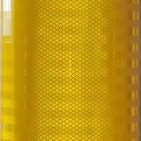 China Yellow High Intensity Prismatic Reflective Sheeting with 10-Year Outdoor Durability, ASTM D4956 Type IV Compliant, and Microprismatic Reflective Technology for sale