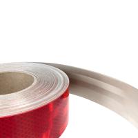 China Aluminum Micro Prismatic DOT-C2 Reflective Tape for Trucks, Trailers, Tankers, Buses, Rescue Vehicles for sale