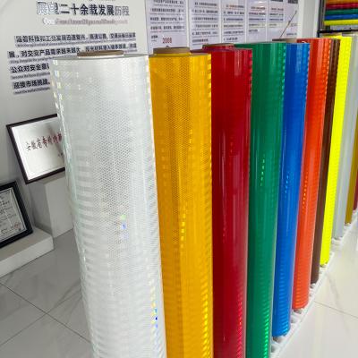 China High Intensity Prismatic Reflective Sheeting with 10-Year Outdoor Performance, and ASTM D4956 Type IV Compliance for sale