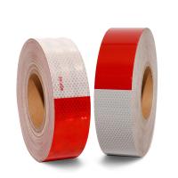 China DOT Reflective Tape with Microprismatic Technology and Strong Pressure-Sensitive Adhesive for Trucks Trailers Buses and Tankers for sale