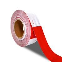 China DOT Reflective Tape with Microprismatic Technology and Strong Pressure-Sensitive Adhesive for Trucks Trailers Buses and Tankers for sale