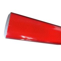 China Red High Intensity Grade Reflective Sheeting For Traffic Management And Road Safety Projects for sale