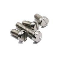China Grade 2 Grade 5 DIN84 Slotted Titanium Screw M5 M6 M8 With High Precision for sale