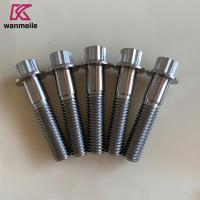 China gr5 Ti6al4v 12pt flange screws M7 M8 Titanium bolt for wheel hub for sale
