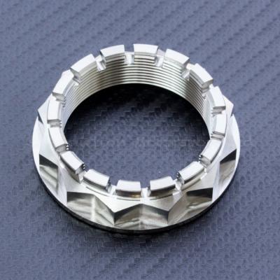 China Titanium Rear Axle Flange Nuts M16 M18 M20 Titanium Rear Wheel Axle Nut For Motorcycle for sale