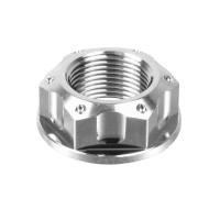 China Titanium Rear Axle Flange Nuts M16 M18 M20 Titanium Rear Wheel Axle Nut For Motorcycle for sale