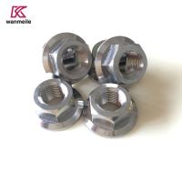China Titanium Alloy Gr5 Ti6al4v M6 M8 M10 Hexagon Flange Nut For Motorcycle And Car for sale