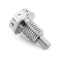 China GR5 Drainage With CNC Machined Non Magnetic M12 M14 Titanium Sump Bolt for sale