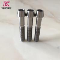 China Gr5 DIN912 Titanium Taper Head Bolt Titanium Hexagon Head Bolt For Motorcycle And Bike for sale