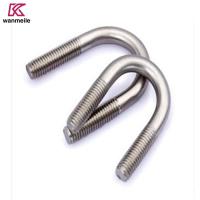 China Titanium Grade 2 Grade 5 M6 M8 Titanium U Bolt For Industrial for sale