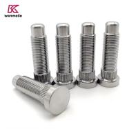 China high strength gr5 Ti6al4v titanium wheel hub bolt m12 m14 for Auto part for sale