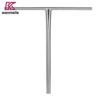 China Polished Finish Titanium Handle Bar Pro Scooter Bars Titanium T Bar Gr9 For Stunt Scooters for sale