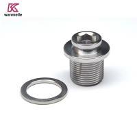 China M15x12mm Road Bike Spline Bottom Bracket Bolt gr5 Titanium Alloy bolt foe bicycle for sale
