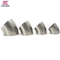 China Gr2 Titanium 45 Degree Elbow For Acid Pickling And Extruded Pipe Fittings for sale