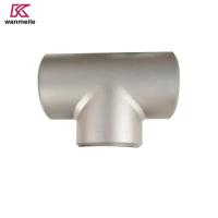 China ASTM B363 Gr2 Wpt2 Titanium Tee 2inch 3inch Titanium Pipe Fittings for sale