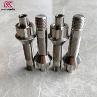 China Gr5 Ti6al4v M12 M14 Titanium Wheel Bolt With Nut For Racing Car Wheel Hub for sale