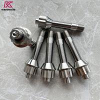 China Strong And Lightweight Ti6al4v M12 M14 Titanium Lug Stud With 12pt Nut For Racing Car Wheel Hub for sale