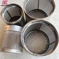 China 1.0mm 1.5mm Customized Gr2 Titanium Anode Baskets For Electroplating Industrial for sale