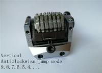 China 7 Digits GTO Rotary Numbering Machine 22.3 Vertical Anticlockwise Jump Mode for sale