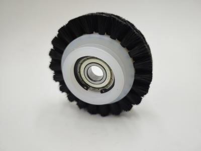 China Die Cutting Machine Brush Wheel Die Cutting Machine Parts Press Paper Wool Roller 81*27*12MM for sale