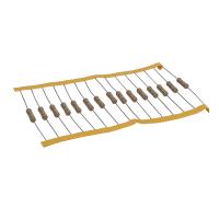 China THT Carbon Film Resistor Small Size  1Ω~10MΩ 5% 1/4W 1/8W 1/2W 1W 2W for sale