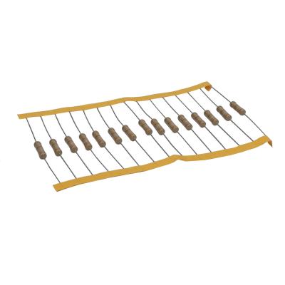 China THT Carbon Film Resistor Small Size  1Ω~10MΩ 5% 1/4W 1/8W 1/2W 1W 2W for sale