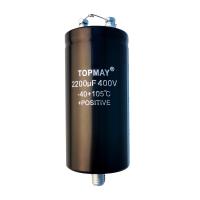 China 105C Aluminum Screw Terminal Electrolytic Capacitor 2200UF 400V for sale