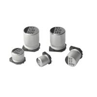 China SMD Aluminum Electrolytic Capacitor 100uF 50V For High Density PCB Surface Mounting for sale