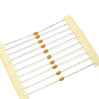 China Multilayer Axial Leaded Type Capacitor 1nf Ceramic Capacitor 100V For Bypassing Curcuits for sale