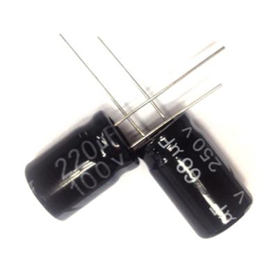 China 2000hrs Radial Aluminum Electrolytic Capacitor 68uF 250V 13*22 105℃ for sale