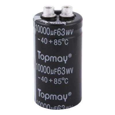 China Screw Terminal Aluminum Electrolytic Capacitor For Power Converters 10000uF 63V 85C for sale