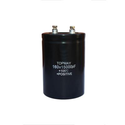 China 85℃ 2000H Screw Terminal Capacitor Aluminum Electrolytic 15000uF 160V for sale