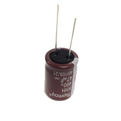 China 12000 Hours Aluminum Electrolytic Capacitor 47uF 400V Low ESR Capacitor for sale