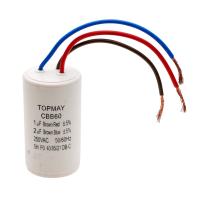China CBB60 Motor Run Capacitor 1+2uf 250VAC Twin Tub Washing Machine for sale