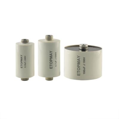 China Cylindrical Axial Type Polypropylene Film Capacitor MKP Filter 0.15uF 800VDC for sale